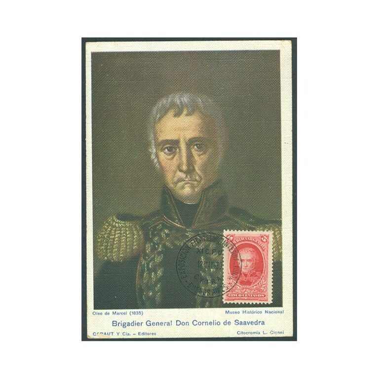 BRIGADIER GENERAL DON CORNELIO DE SAAVEDRA - Filatelia Argüello