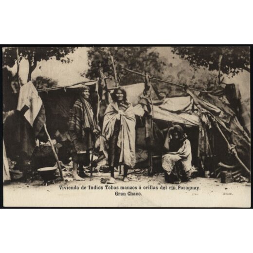 VIVIENDA DE INDIOS TOBAS MANZOS A ORILLAS DEL RÍO PARAGUAY – Filatelia ...
